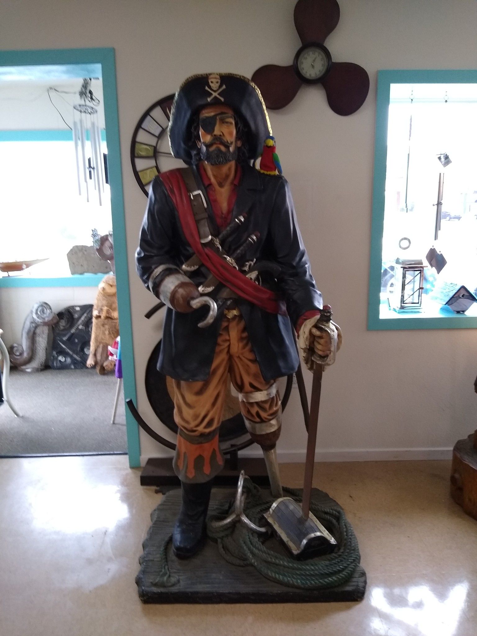 Life size captain Hook Statue for Sale in Ocean Shores, WA - OfferUp