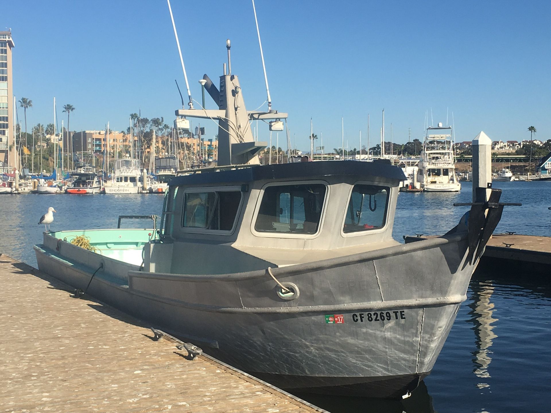 Boat, 30 ft diesel Aluminum sport fishing/dive boat/ trawler w ...