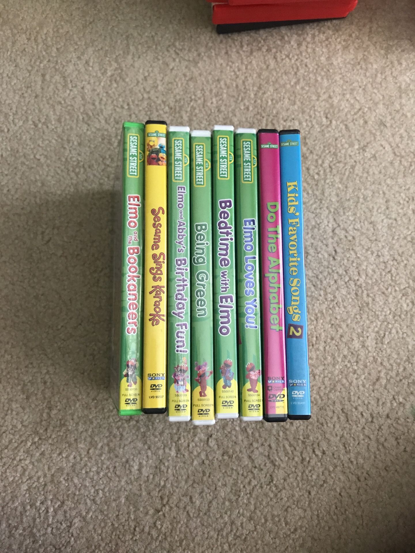 Sesame Street Dvd Lot