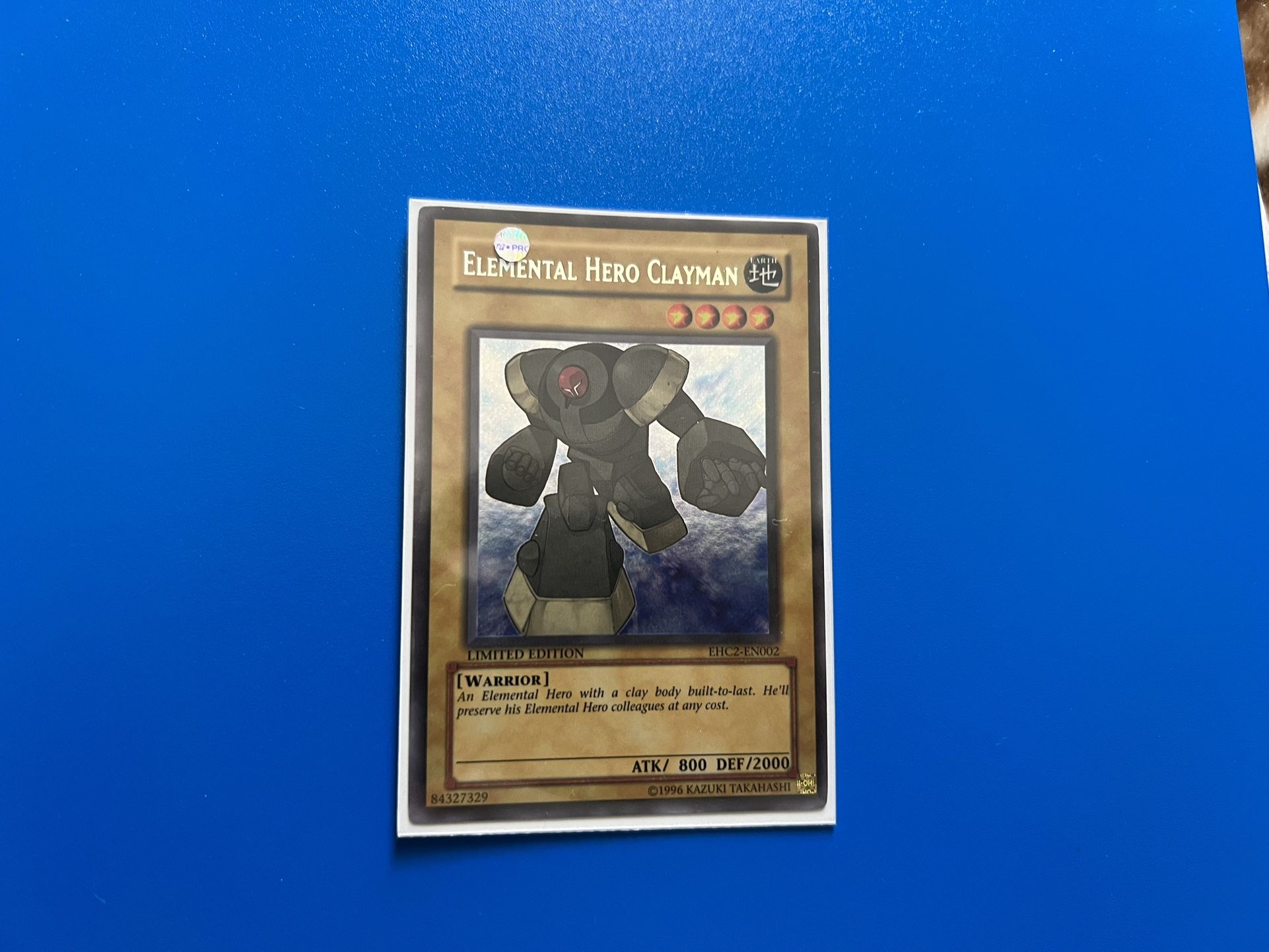 Elemental Hero Clayman Card