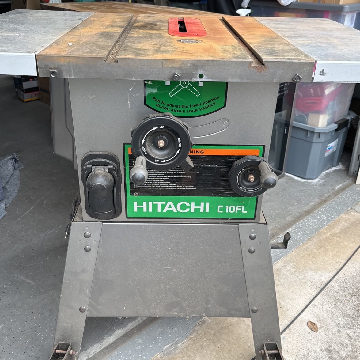 Hitachi Model C10FL 10 Table Saw Adam Marshall Land, 57% OFF