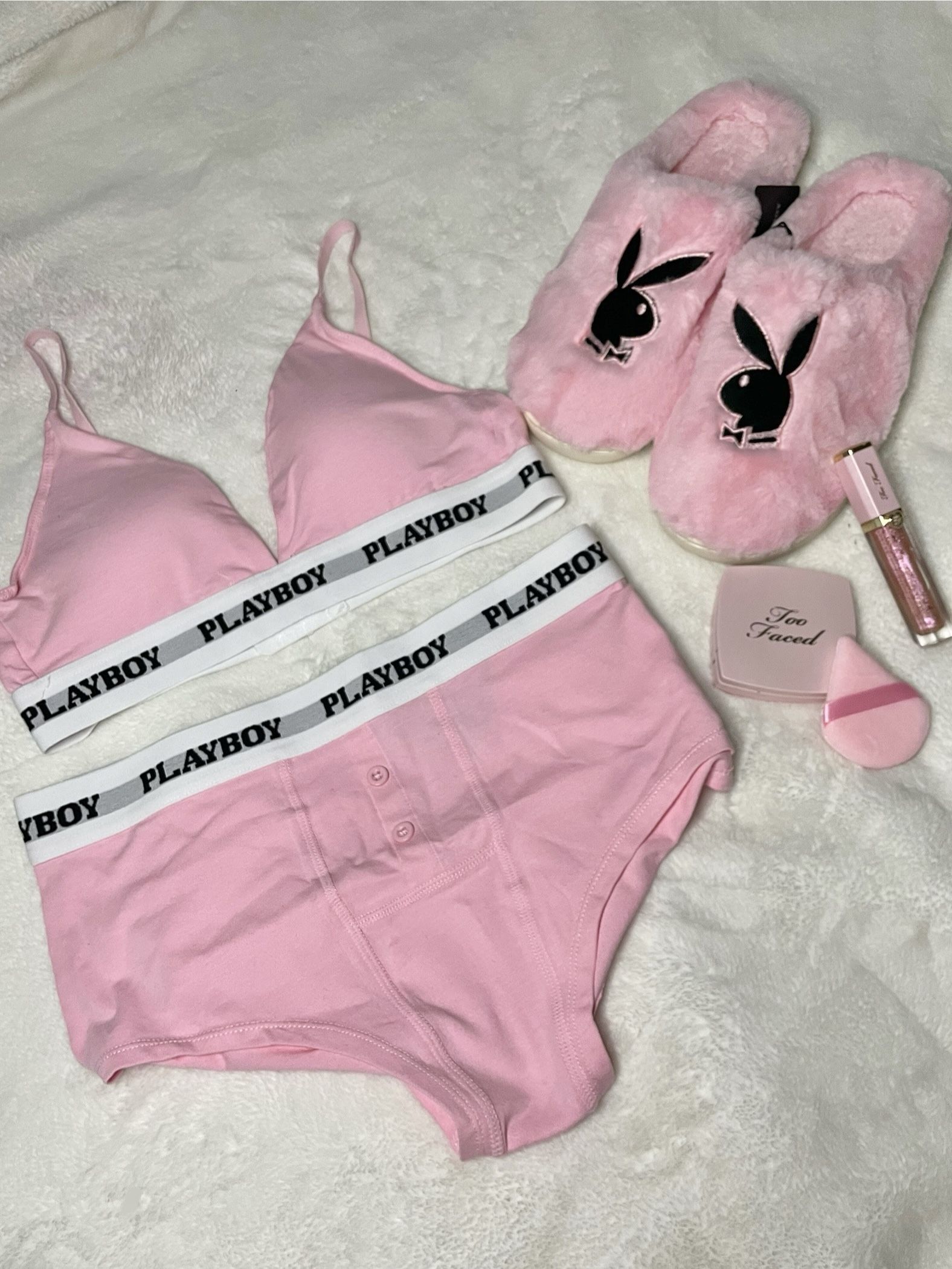 Pink Playboy Top And Bottom Set for Sale in Long Beach, CA - OfferUp