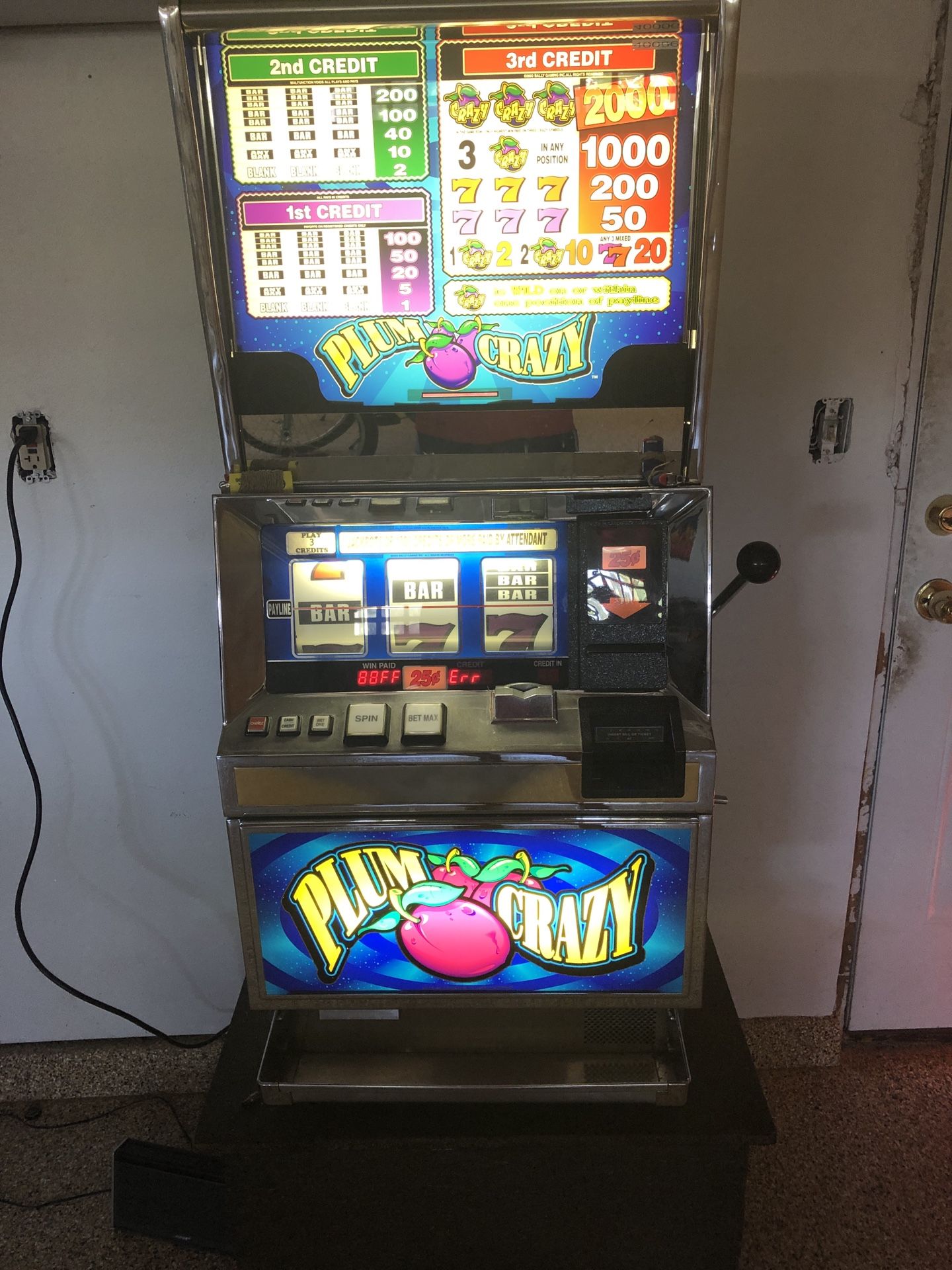Bally’s Plum Crazy slot machine for Sale in Riverside, CA - OfferUp
