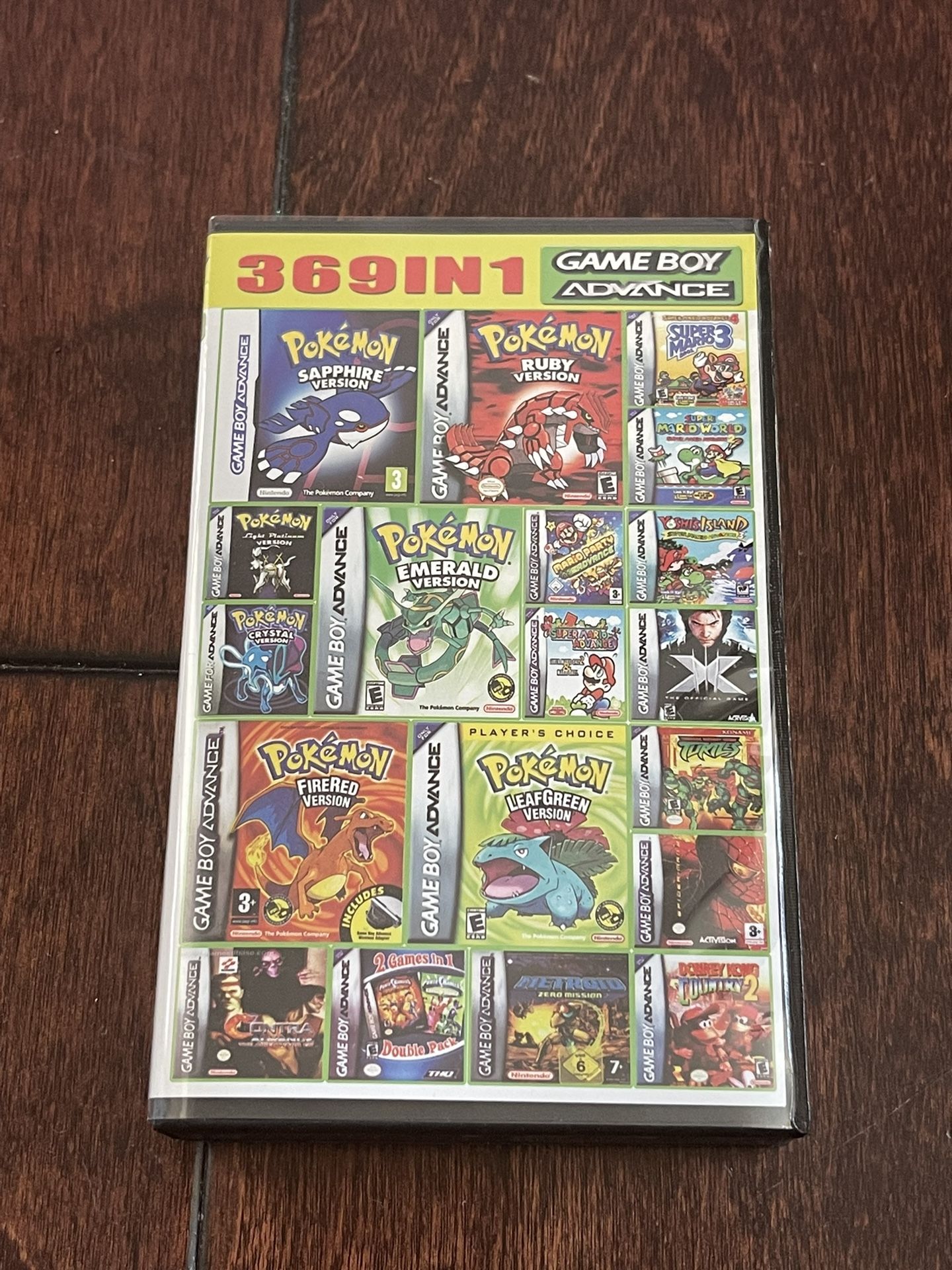 369 In 1 Nintendo Gameboy Advance GBA multicart for Sale in Garden ...