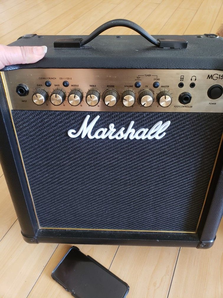 MARSHALL MG15CFX Guitar Amp - Priced To Sell for Sale in Los Angeles ...