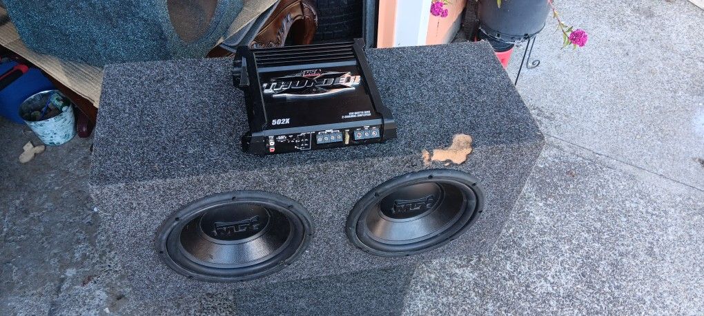 Mtx 10" Subs And Mtx Amp for Sale in Tacoma, WA - OfferUp