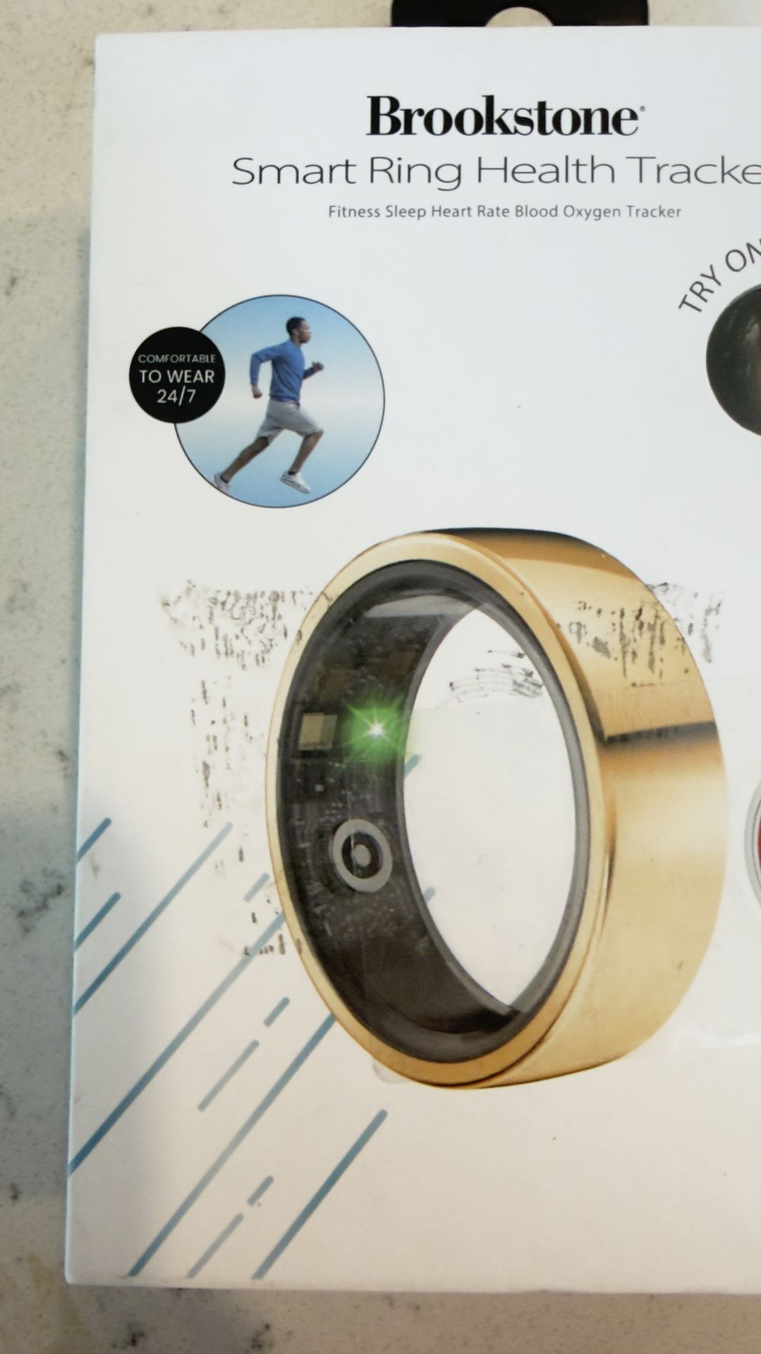 Brookstone smart ring - gold size 9 for Sale in Boca Raton, FL - OfferUp