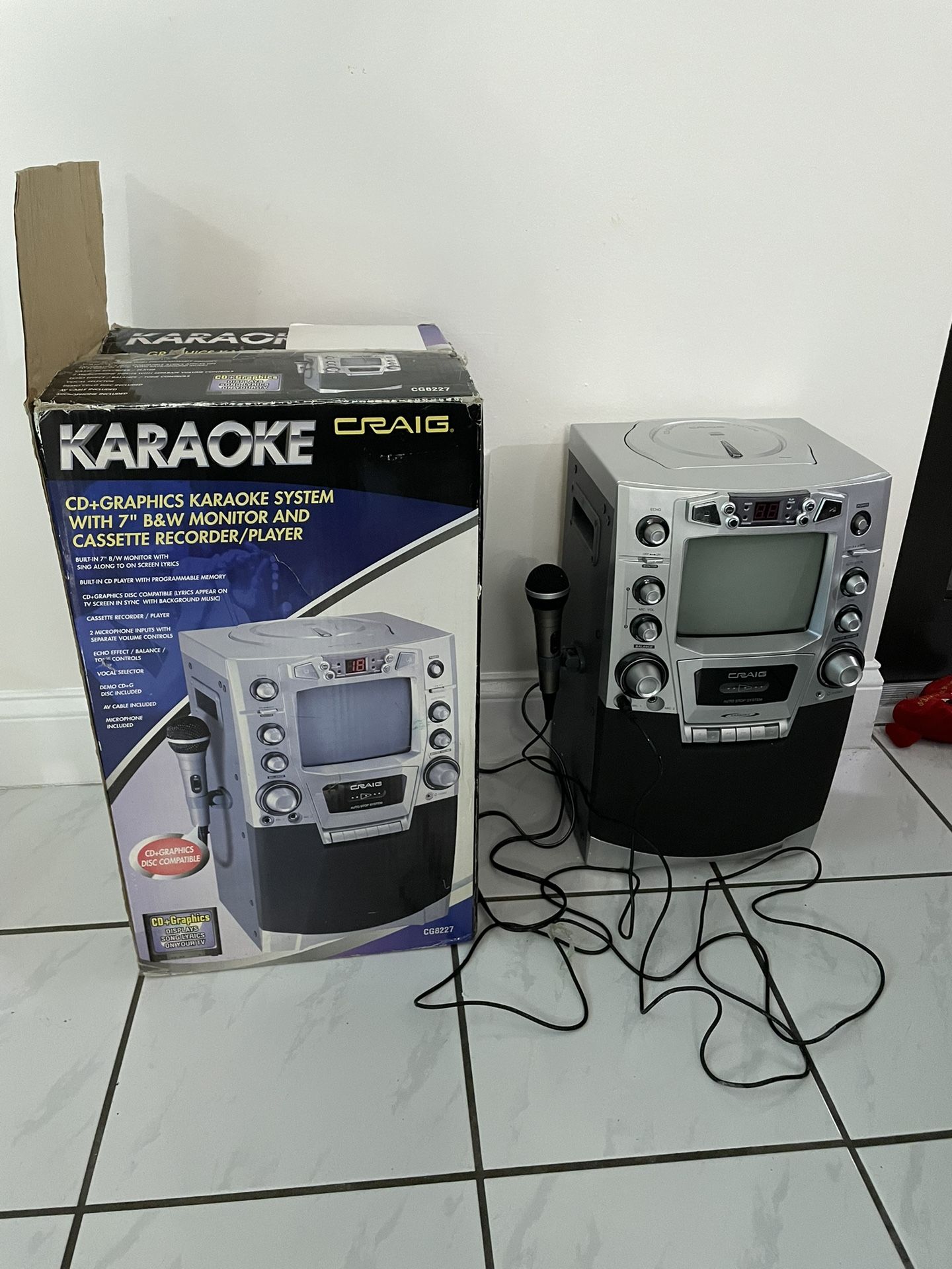 Vintage Karaoke Set Price Negotiateble for Sale in Miami, FL - OfferUp