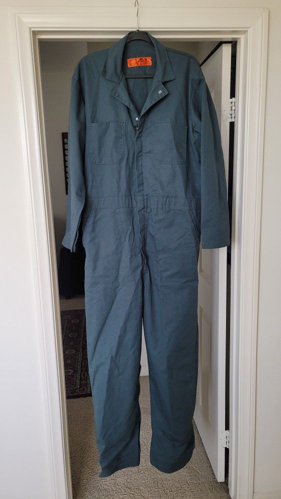 Red Kap Spruce Green 46 Long Men's Michael Myers Halloween Coveralls ...