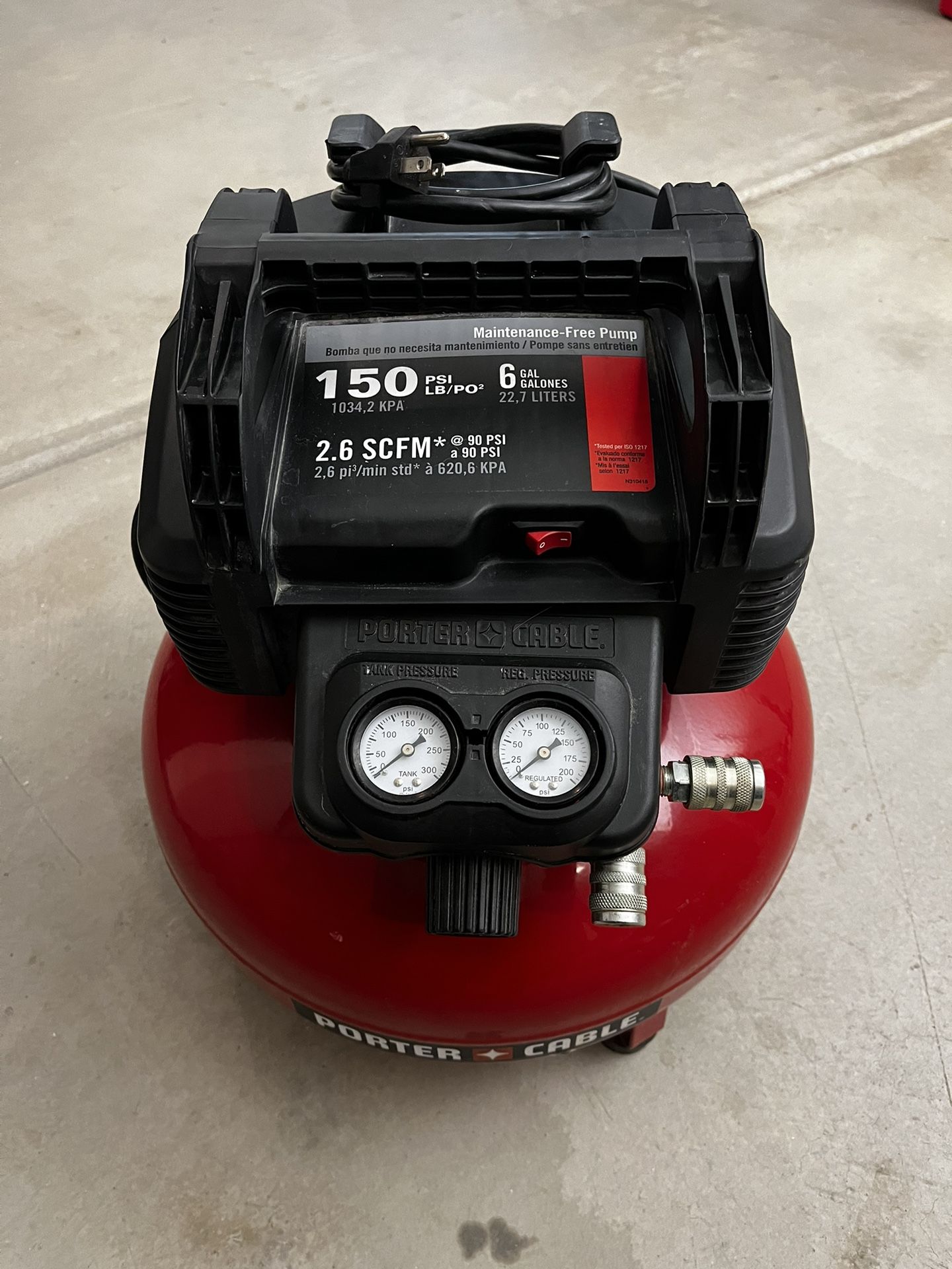 Porter Cable Air Compressor for Sale in Beaumont, CA - OfferUp