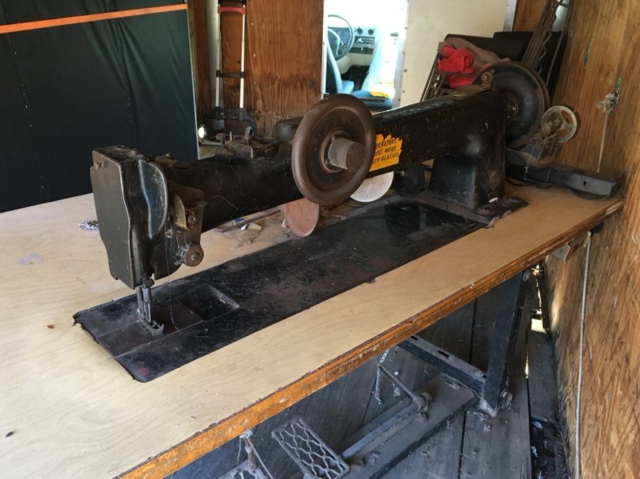 Singer 144W302 heavy duty long arm sewing machine for Sale in Mission ...