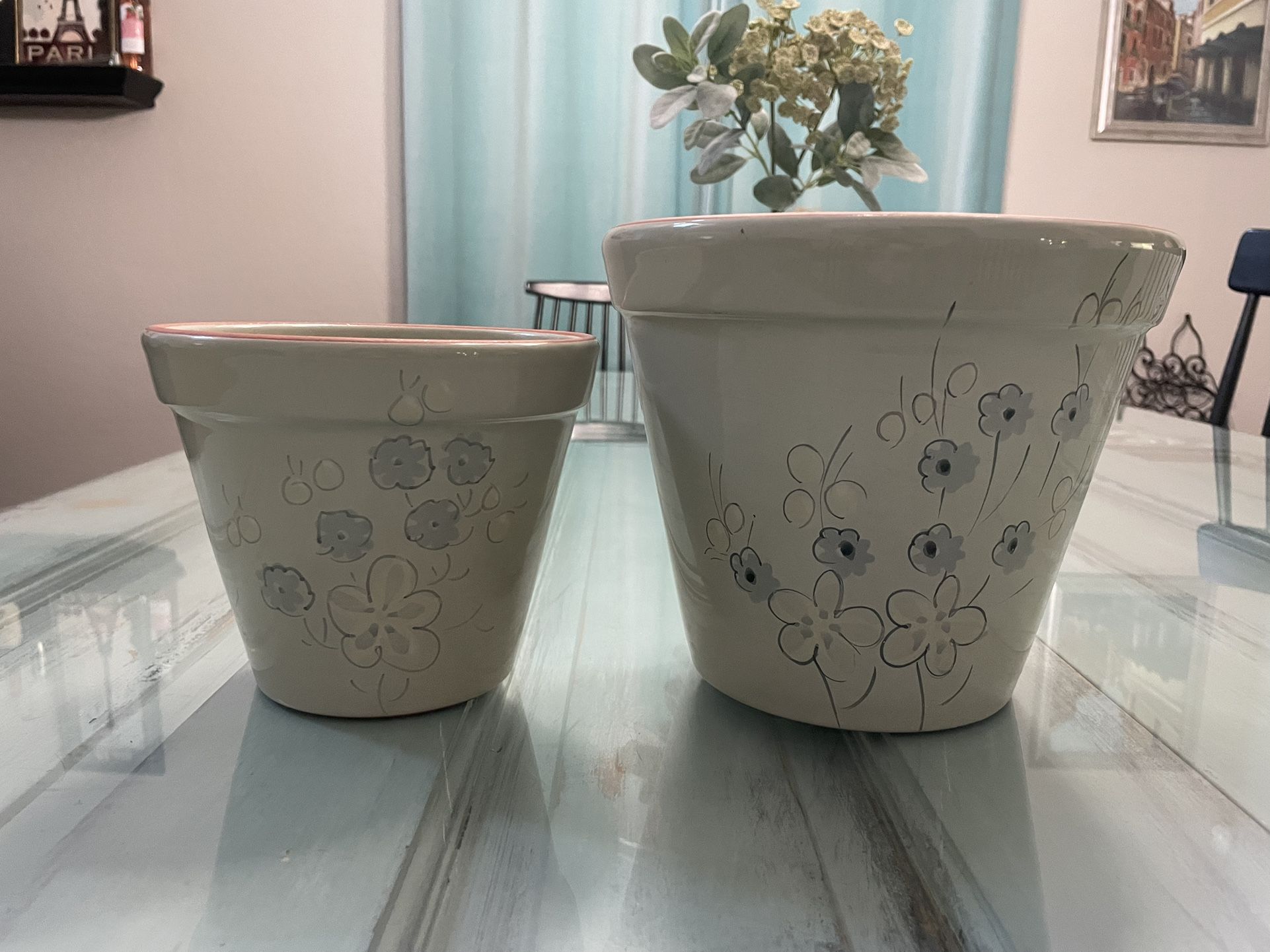 Sage color flower pots for Sale in Chandler, AZ - OfferUp