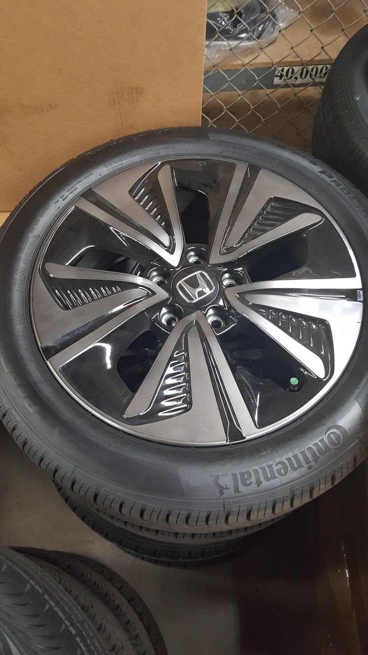 2018 HONDA CIVIC EX - BLACK - TAKE OFF SET (4 TIRES AND WHEELS) for ...