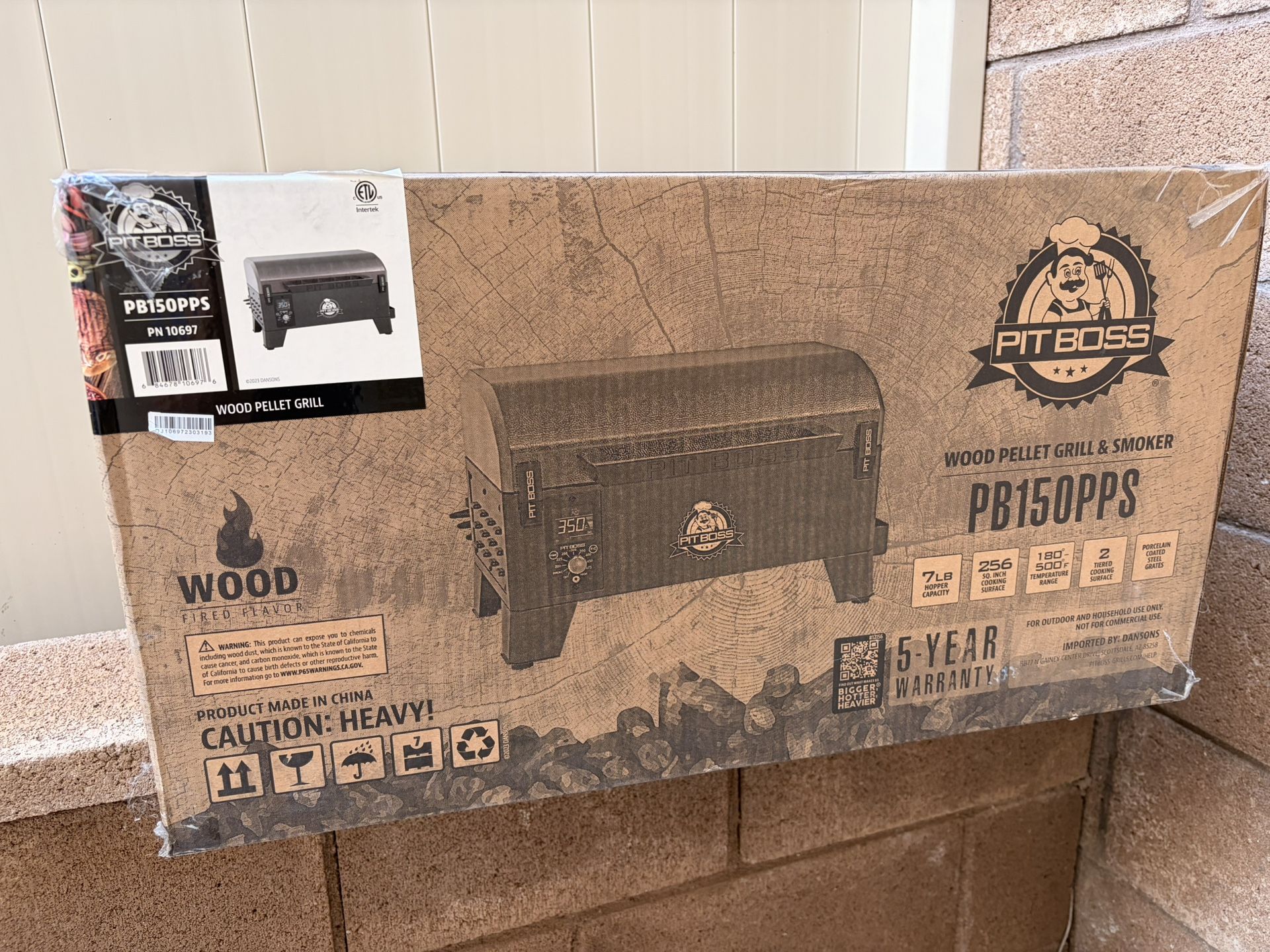 Brand-New & Factory-Sealed! Pit Boss PB150PPS Table-Top Pellet Grill ...