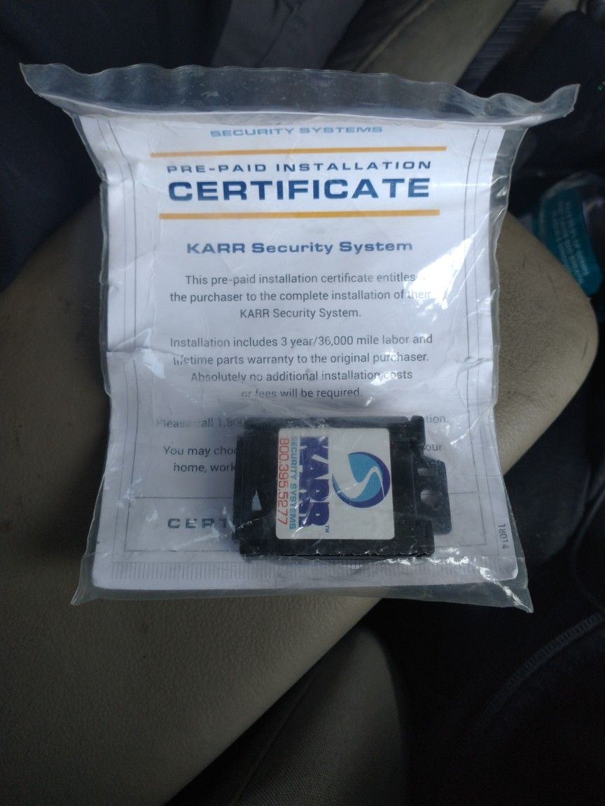 Karr Security System $300 for Sale in Highland, CA - OfferUp