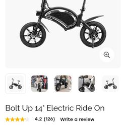 Jetson Bolt Folding Electric Ride-On With Twist Throttle,