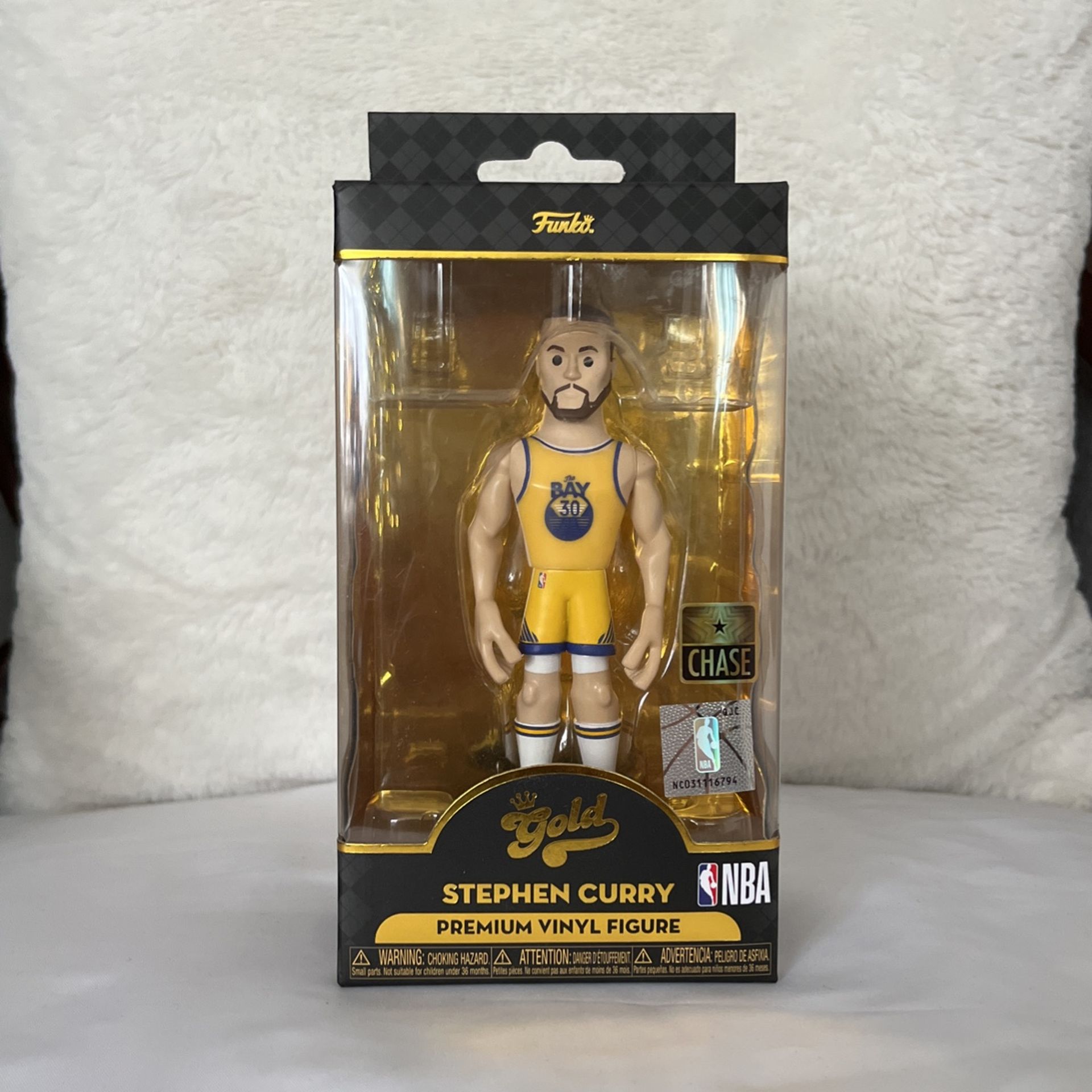 Stephen Curry Golden State Warriors Gold Funko Pop Figure CHASE for ...