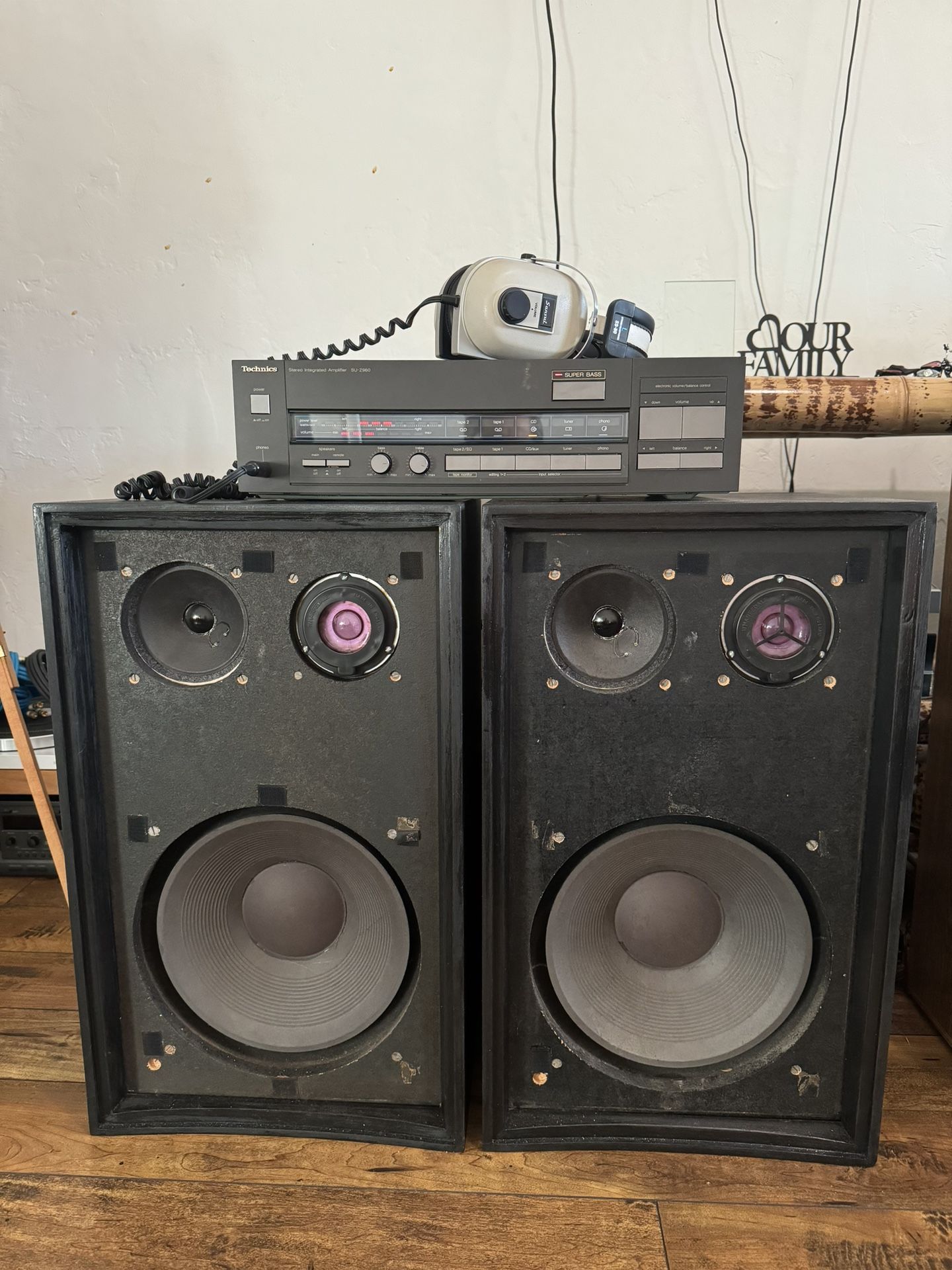 Vintage Audio Set Technics SU-Z960 Wharfedale W60D for Sale in Los ...