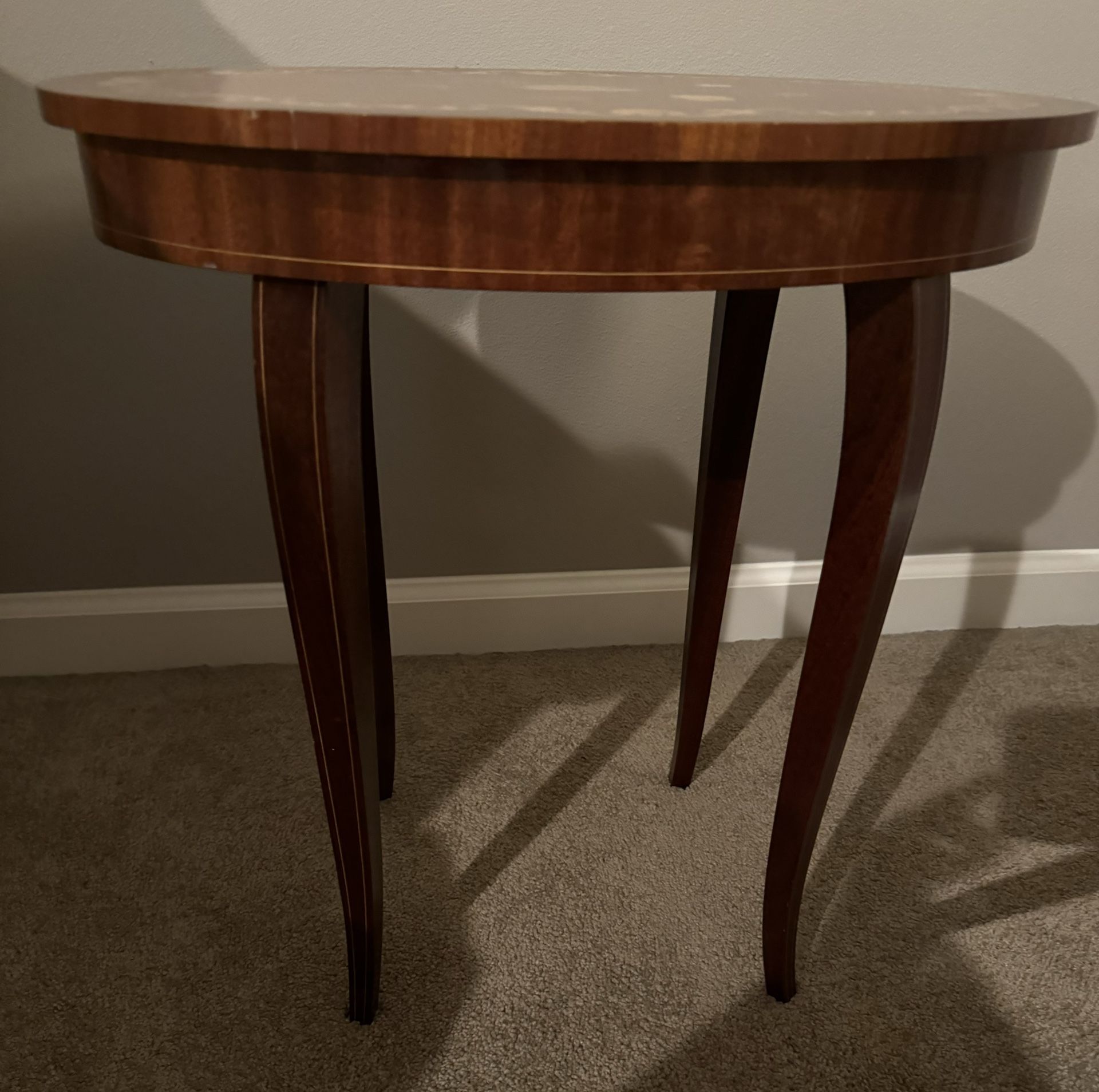 Reuge Italian Marquetry Musical Accent Table for Sale in Seattle, WA ...