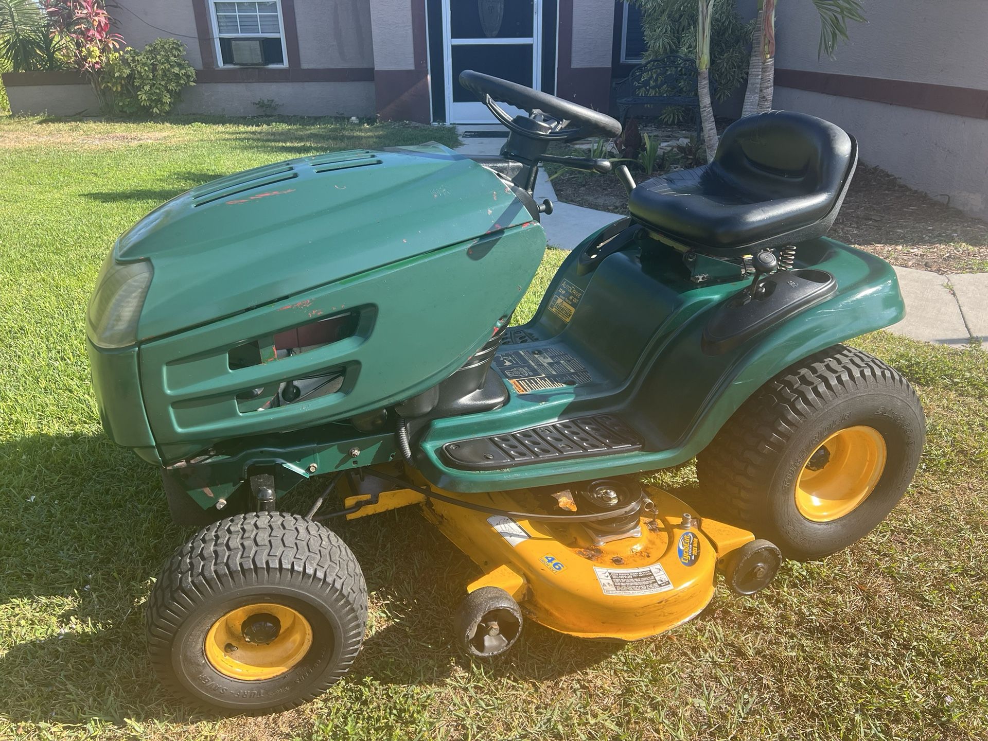 Yard man Riding Lawnmower 46” Deck for Sale in Lehigh Acres, FL - OfferUp