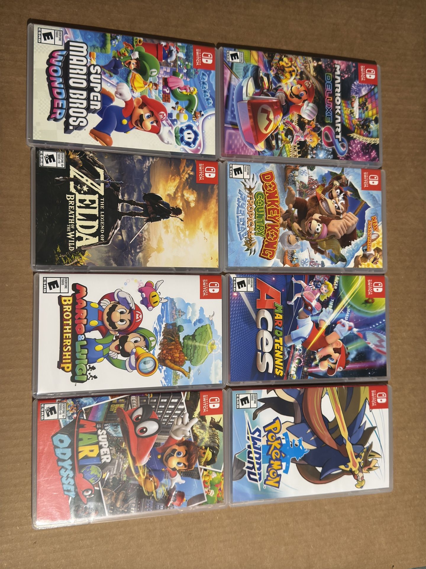Nintendo Switch 8 Empty OEM Game Cases Only - See Images & Description ...