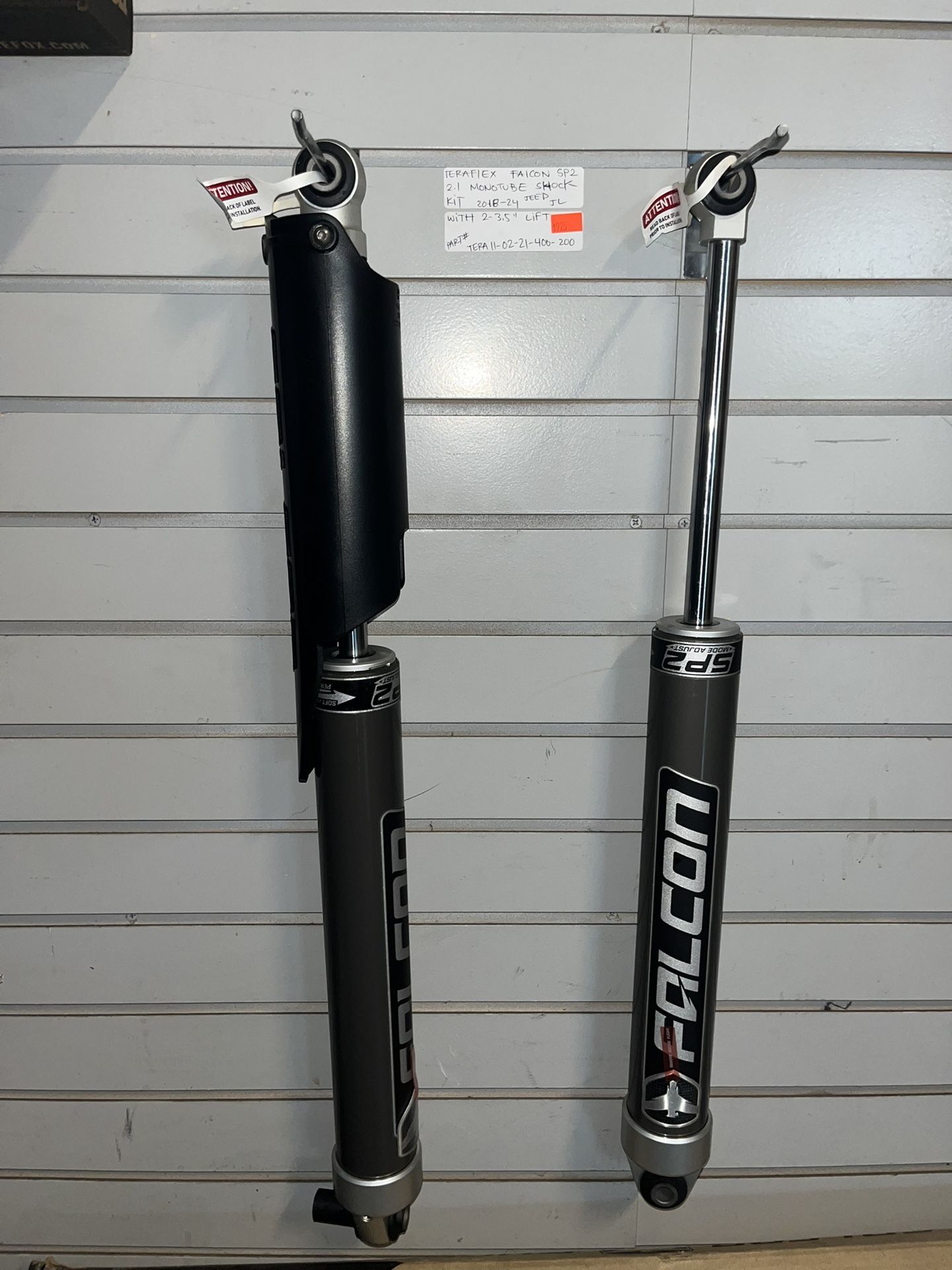 Teraflex :Falcon SP2 2.1 Monotone Shock Kit (2-3.5 Lift )2018-2024 Jeep ...