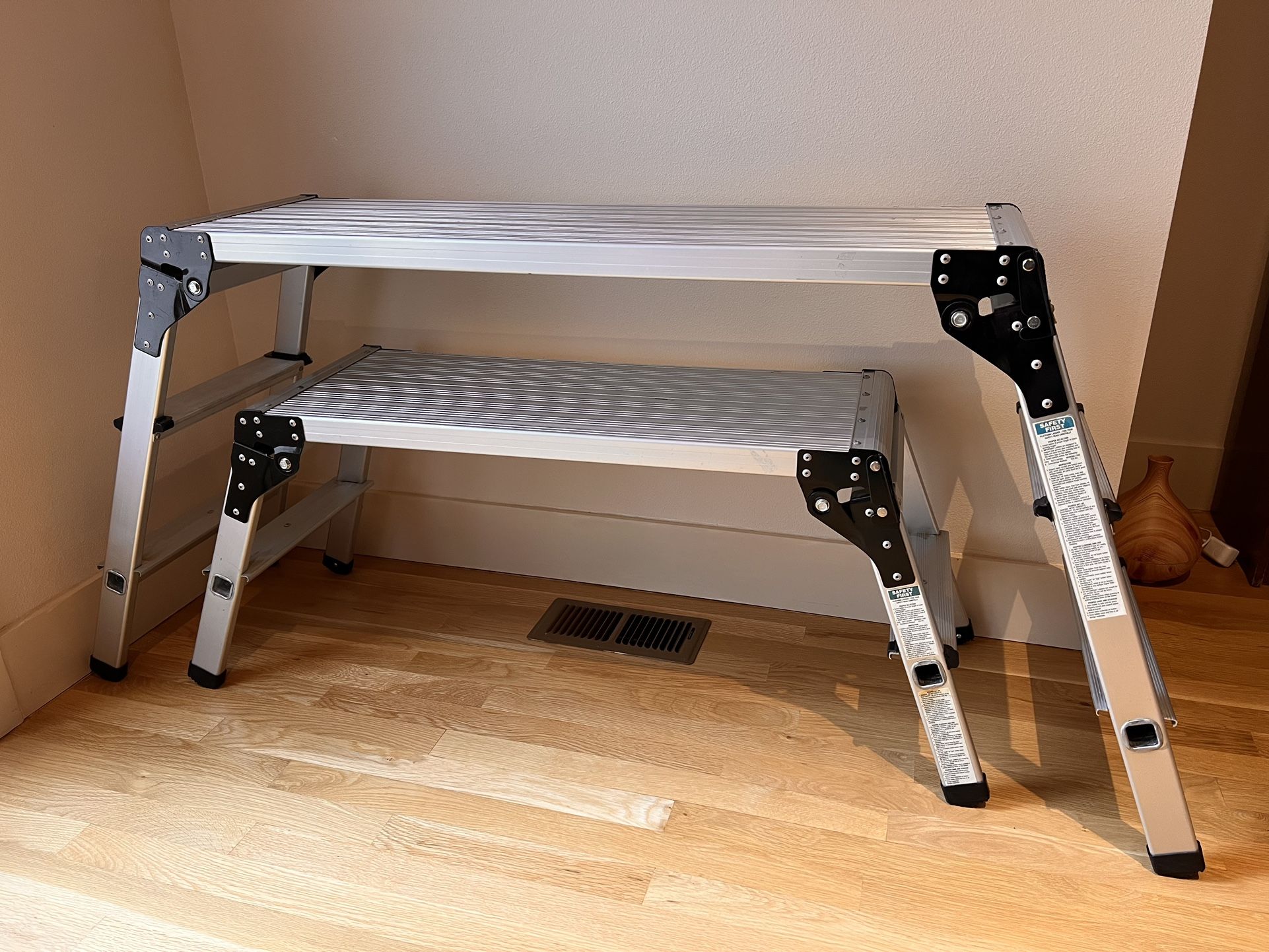 Aluminum Platform Ladders, Two Of Them for Sale in Seattle, WA - OfferUp