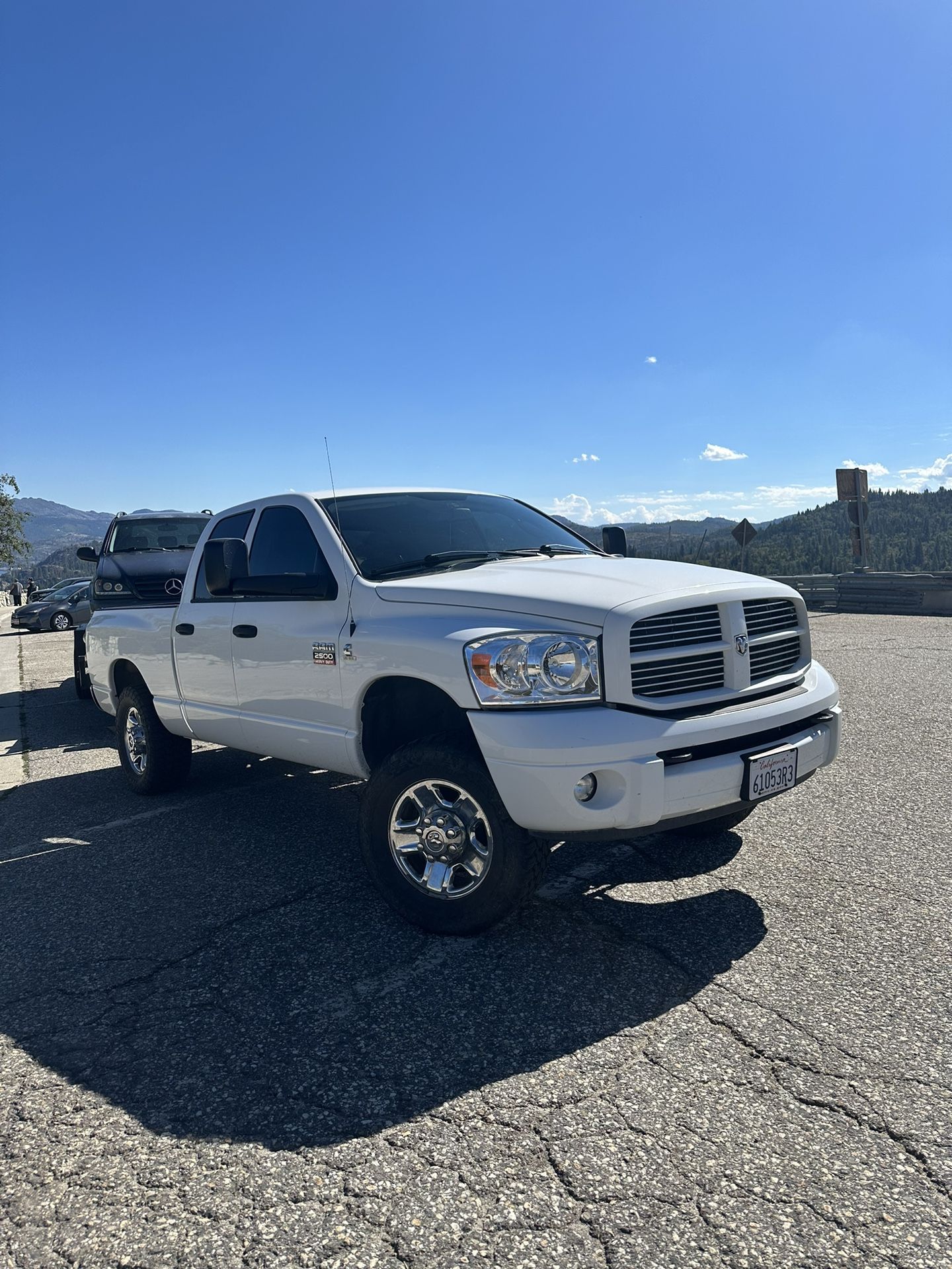 Light Blue 2007 Dodge Ram Cummins