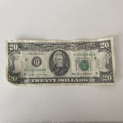 Rare 20 Dollar Bills