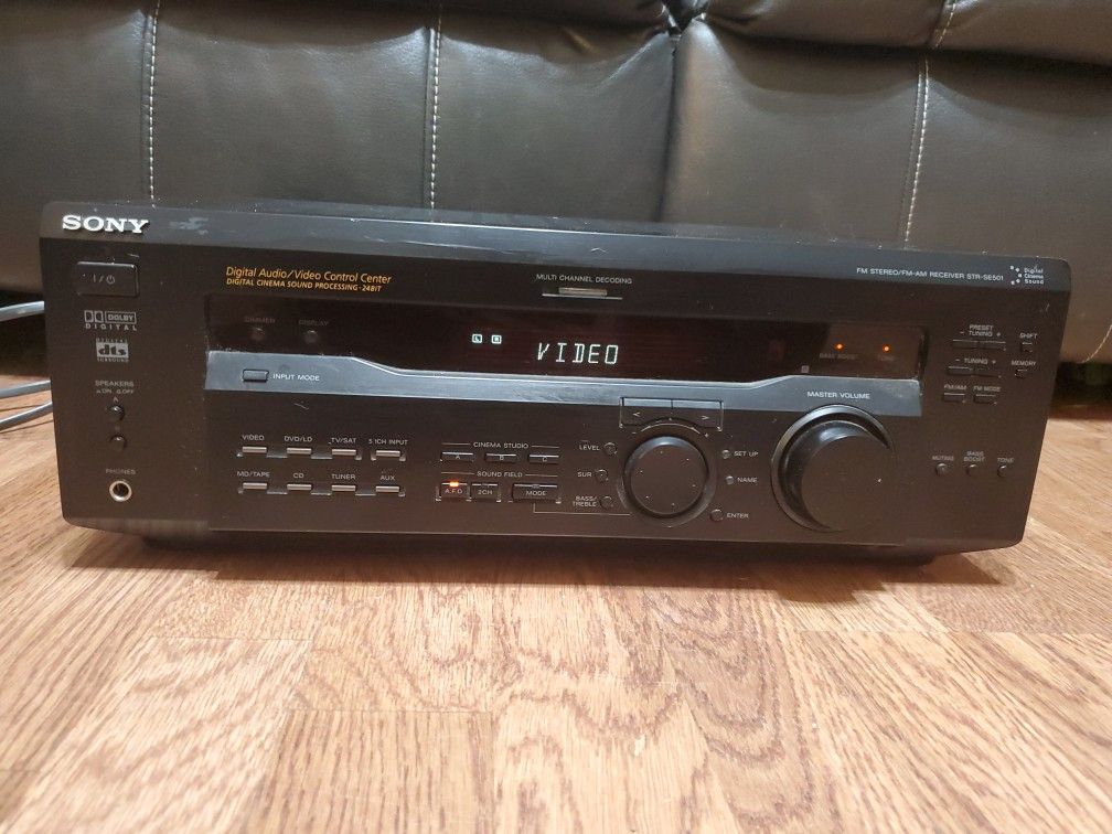 SONY STR-SE501 5.1 Channel AM/FM Stereo Receiver - Tested & Working ...