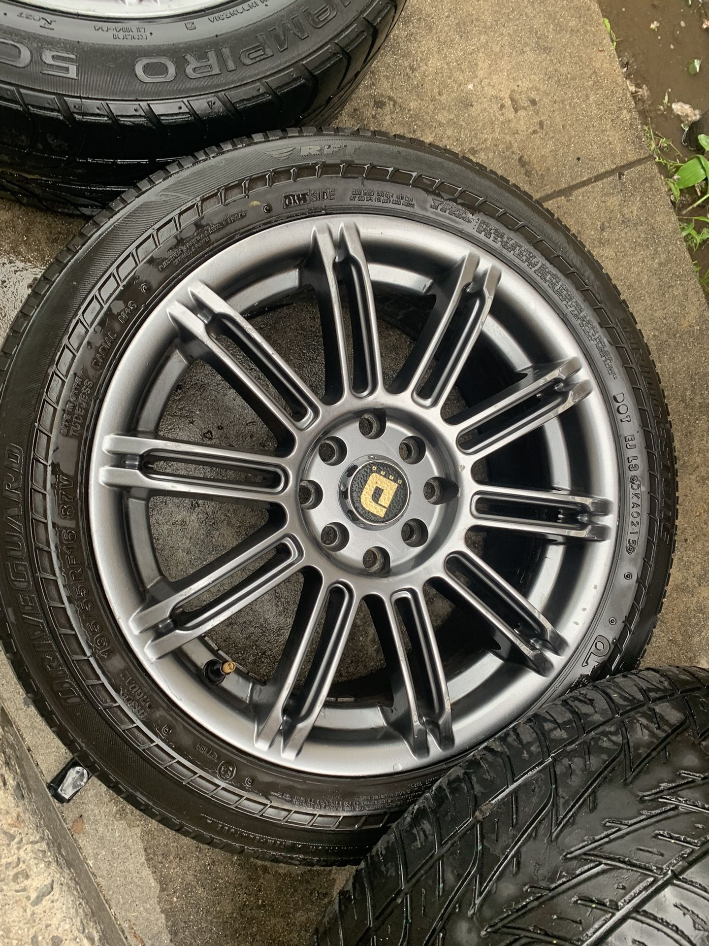 16” Inch DRAG DR62 4 Lug Universal racing rims for Sale in Montebello ...