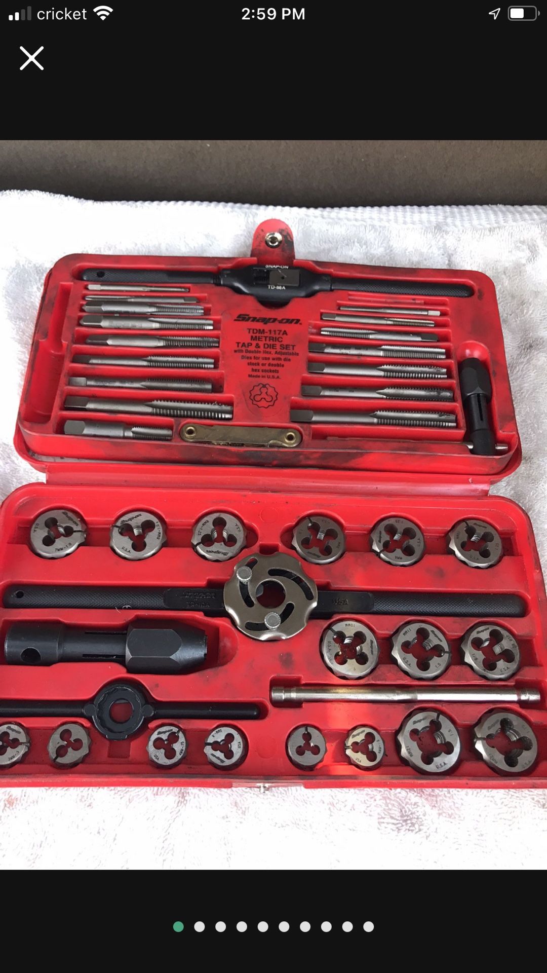 snap on TDM-117A Tap / die ...Metric for Sale in Fullerton, CA - OfferUp