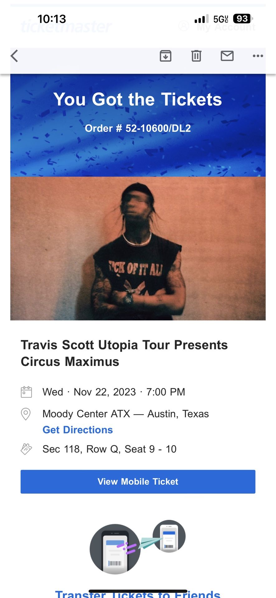 Travis scott tickets for Sale in San Antonio, TX - OfferUp