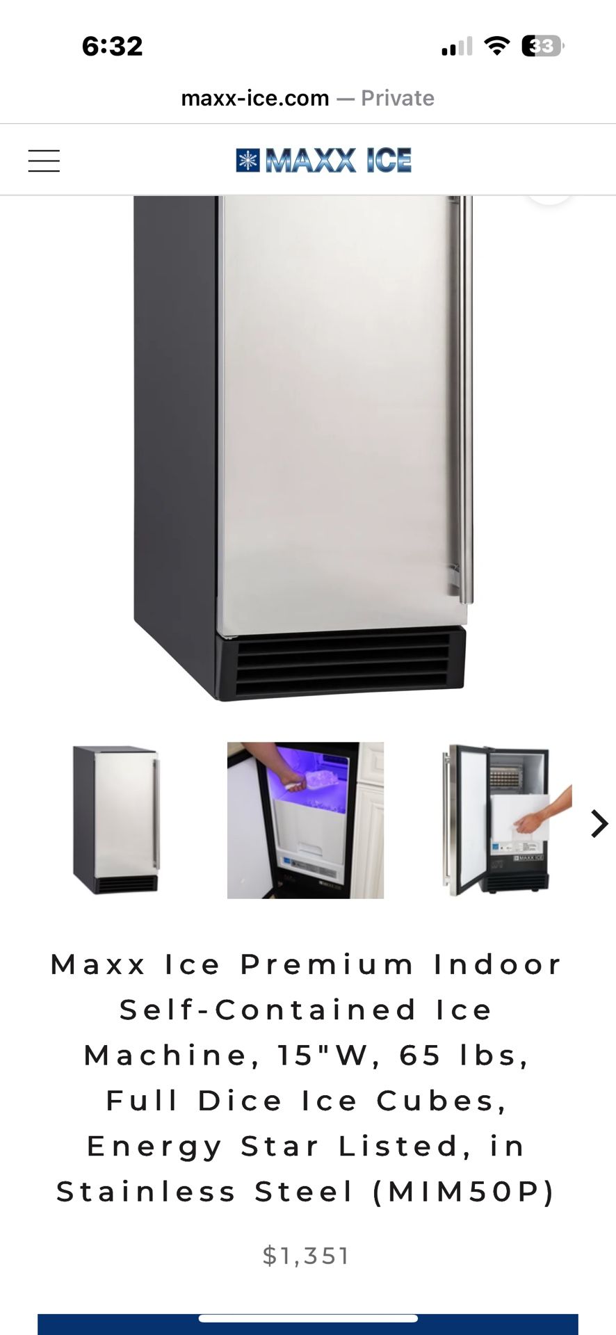 Maxx Ice Ice Maker Model Name In Pics for Sale in Glendale, CA - OfferUp