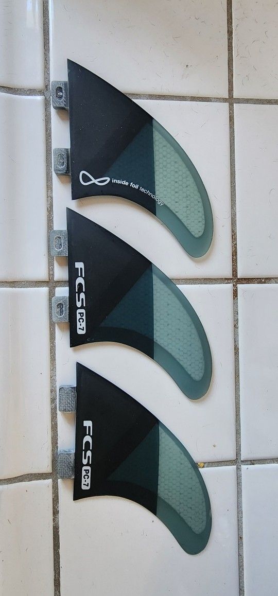 Fcs Pc-7 Surfboard Fins Set Of 3 $65 for Sale in Lomita, CA - OfferUp