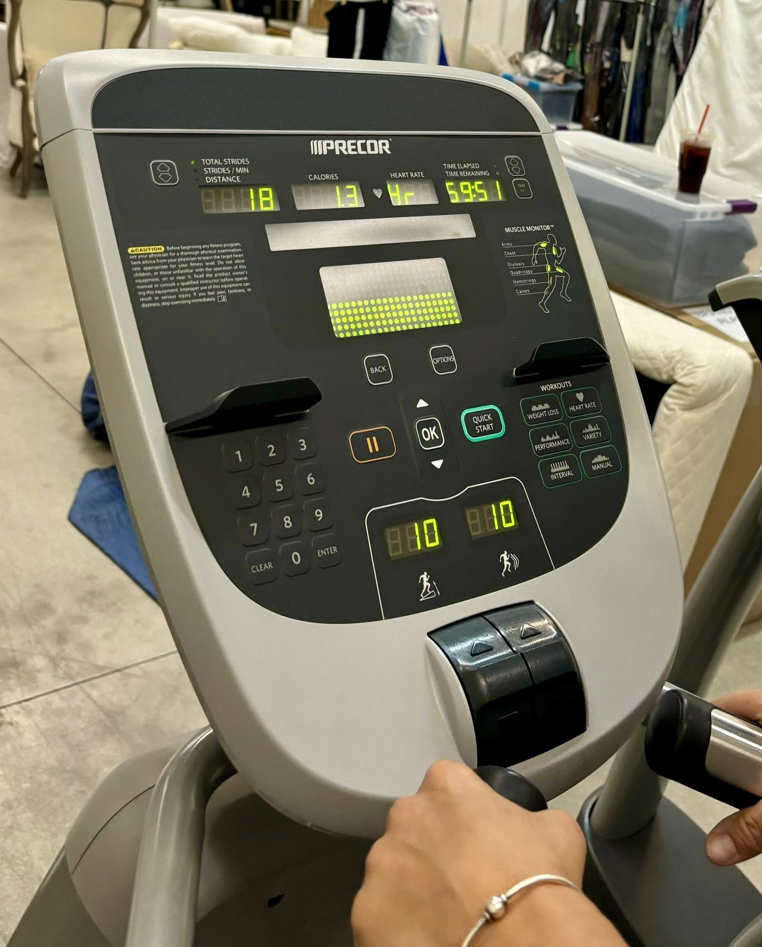 Precor EFX 885 Elliptical Machine for Sale in Jupiter, FL - OfferUp