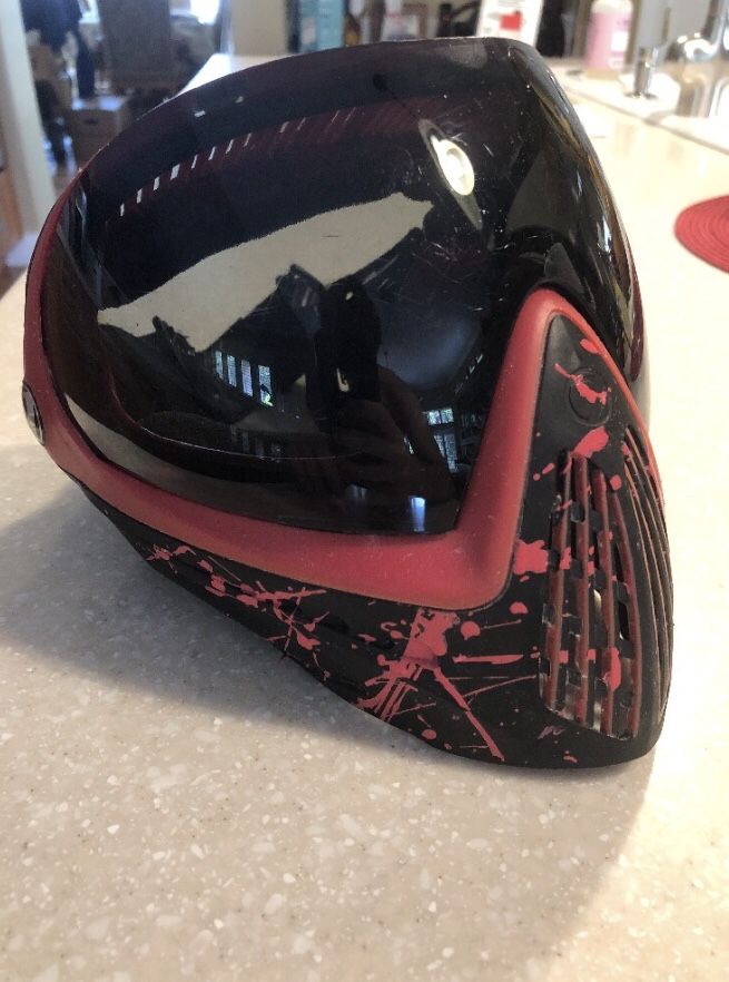 Custom Painted Paintball Mask