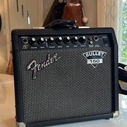 Fender Bullet 150 Amp • Electric Guitar 38w Practice Amplifier for Sale ...
