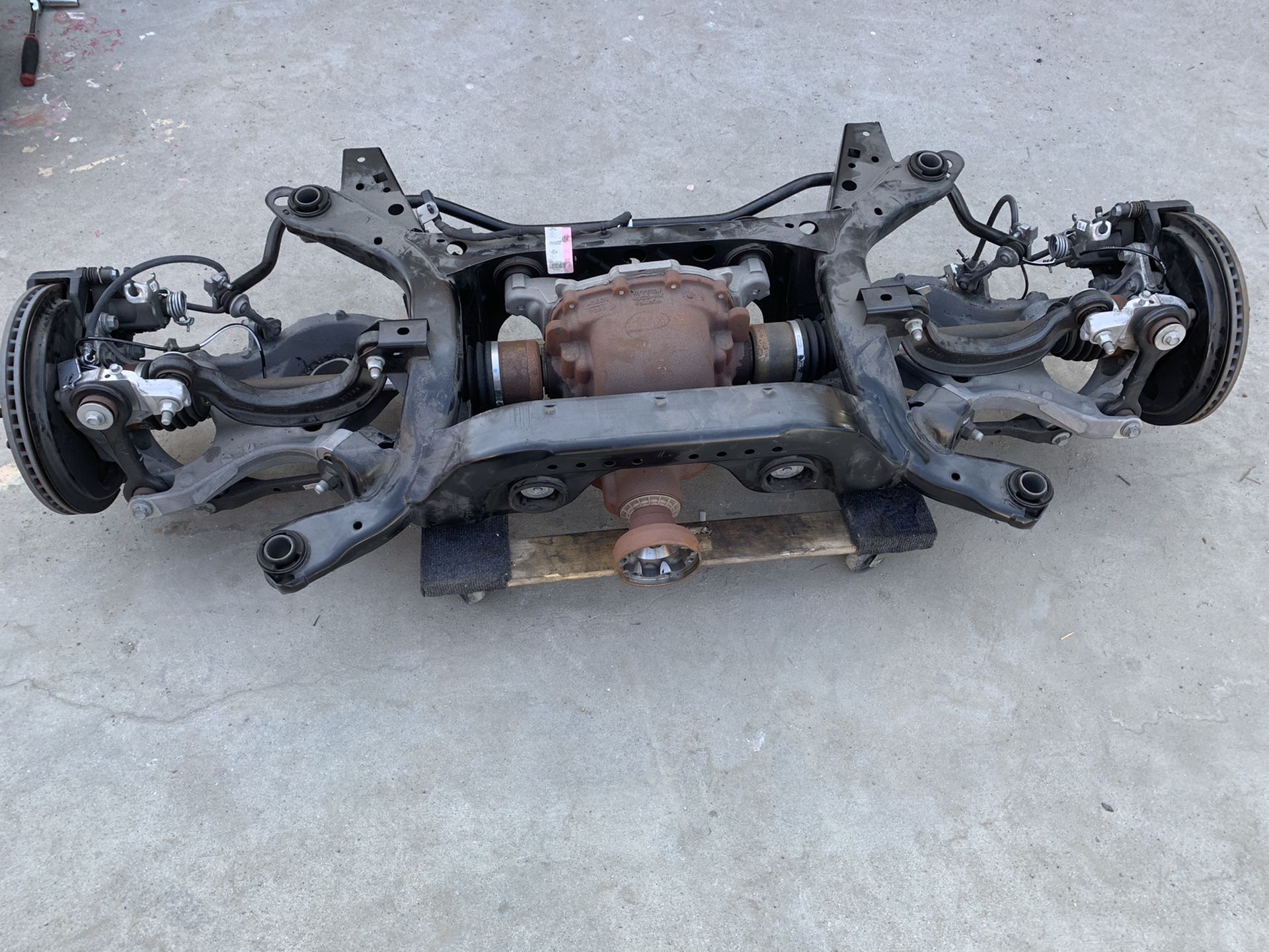 2017 FORD MUSTANG GT REAR END SUBFRAME AXLE DIFFERENTIAL 3.73 TORSEN ...