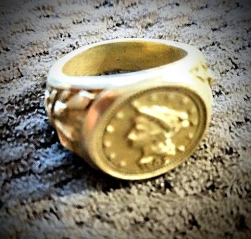 18kt Ring With 1902 $20 Coin for Sale in Tucson, AZ - OfferUp