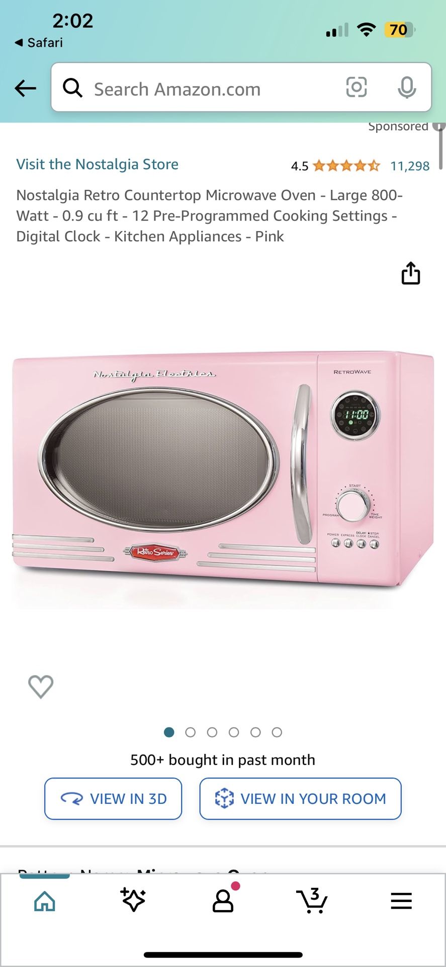 Pink mini microwave for Sale in Winlock, WA - OfferUp