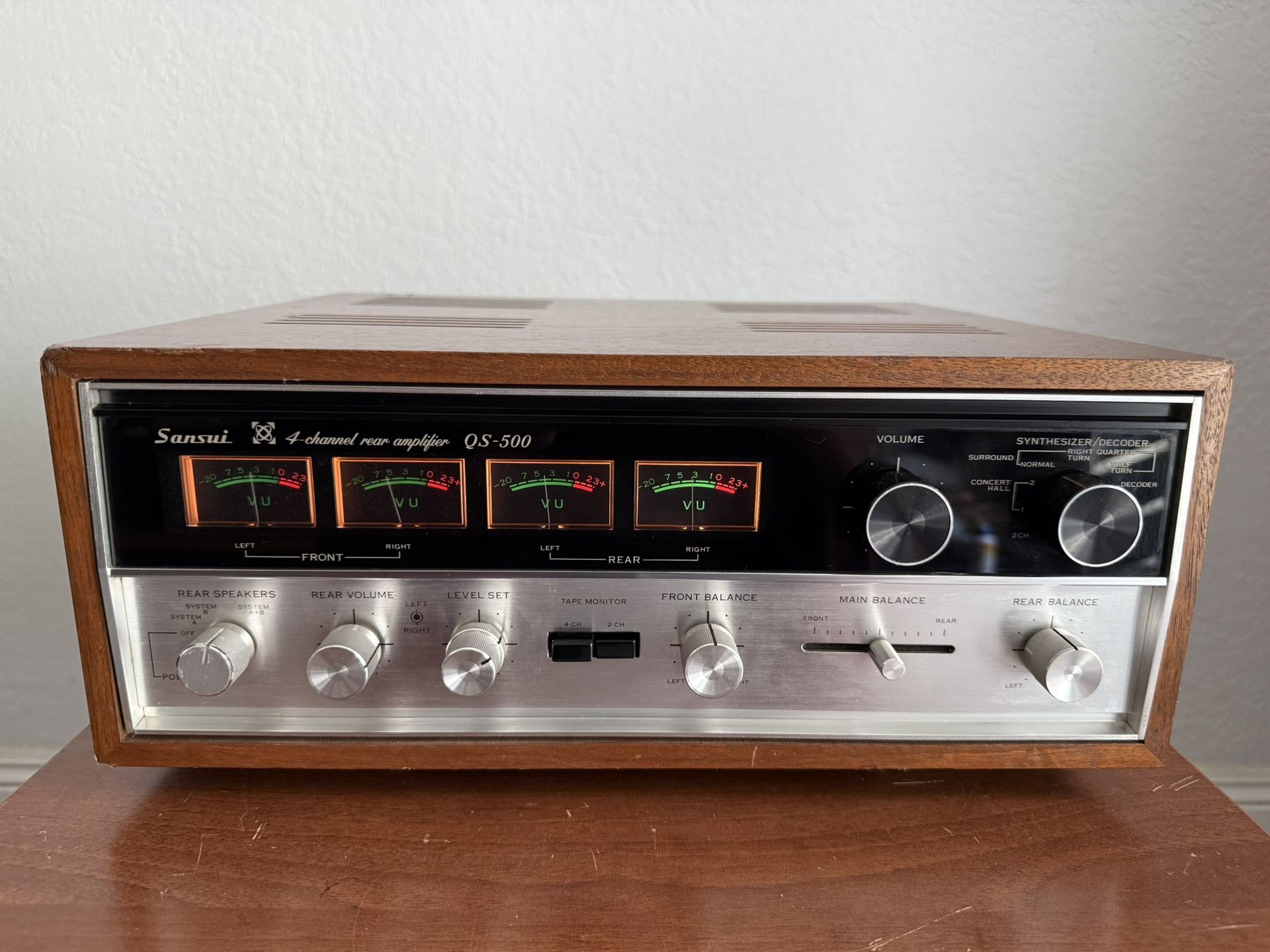 SANSUI QS-500 4-Channel Rear Amplifier for Sale in West Covina, CA ...