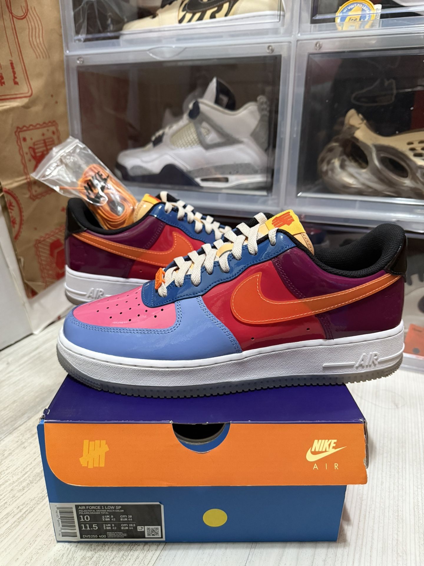 Nike Air Force 1 Low Patent Undefeated Total Orange for Sale in Downey ...