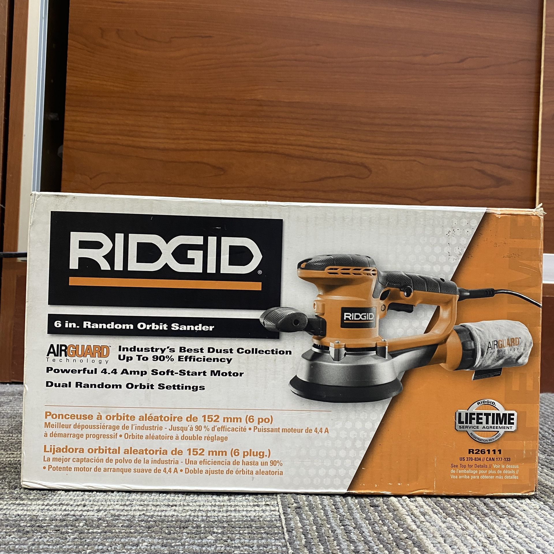 RIDGID 6 in. Random Orbit Sander for Sale in Bellflower, CA - OfferUp