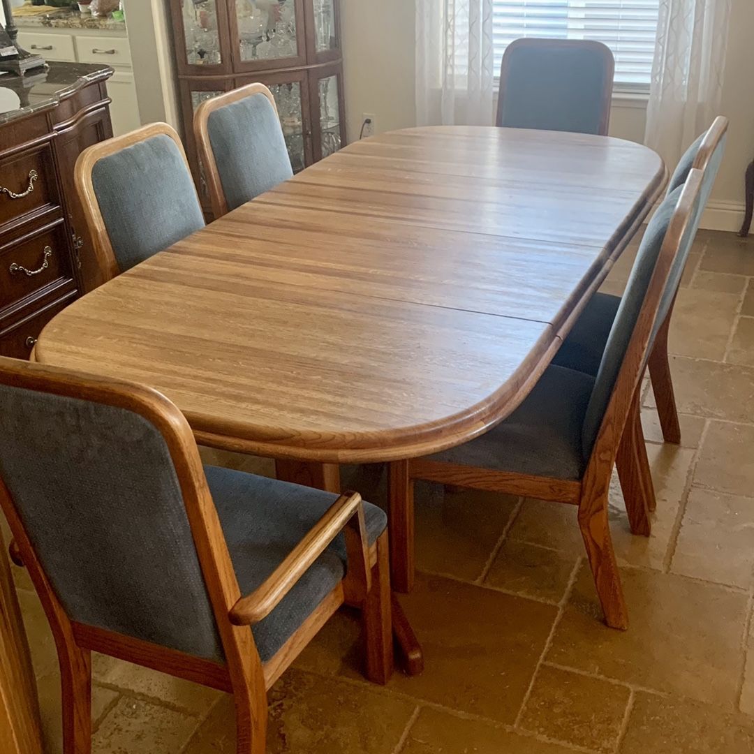Wambold oak dining table store