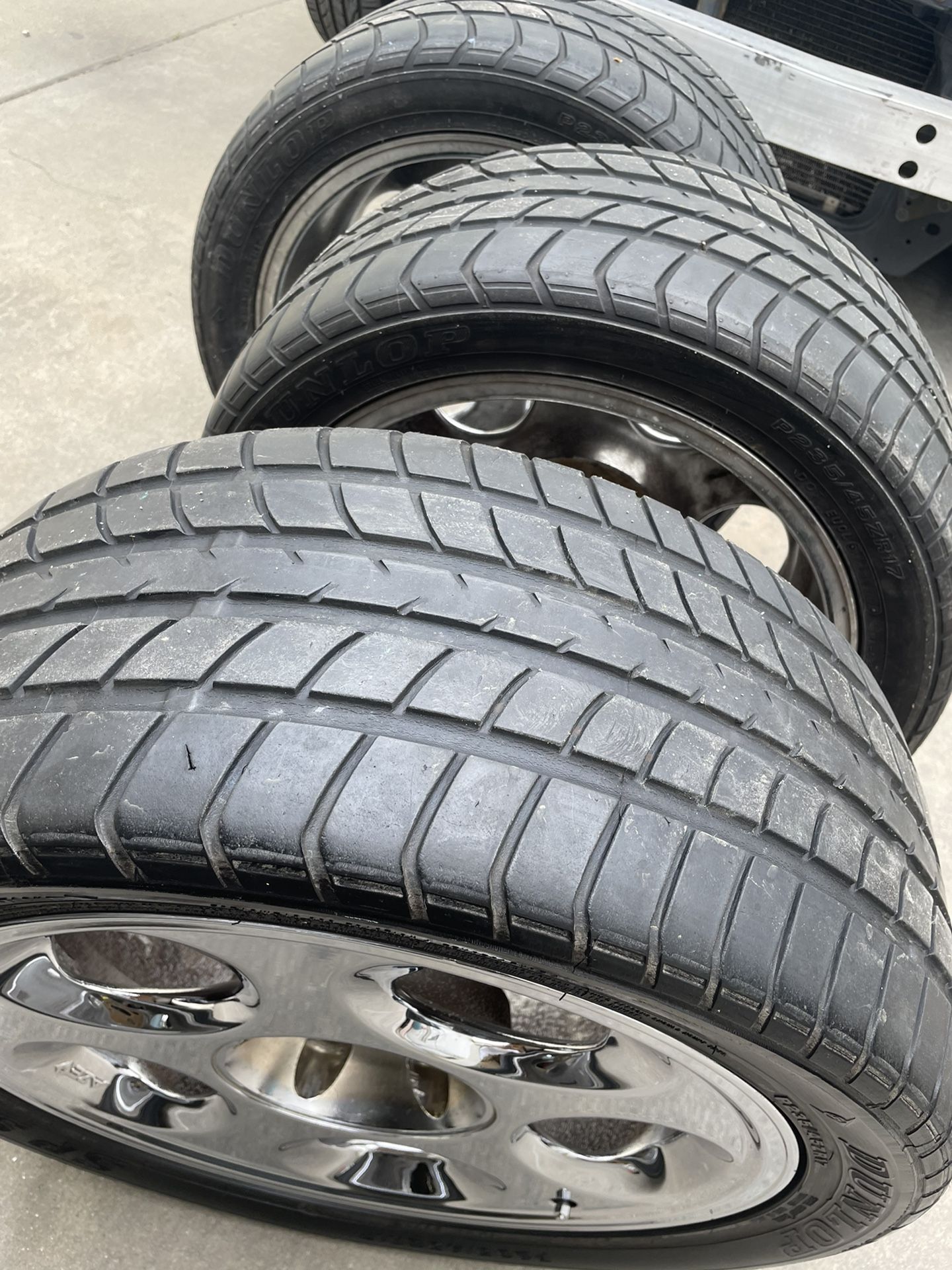 AZEV wheels & tires type B 17x7.5 Chrome for Sale in Norwalk, CA - OfferUp
