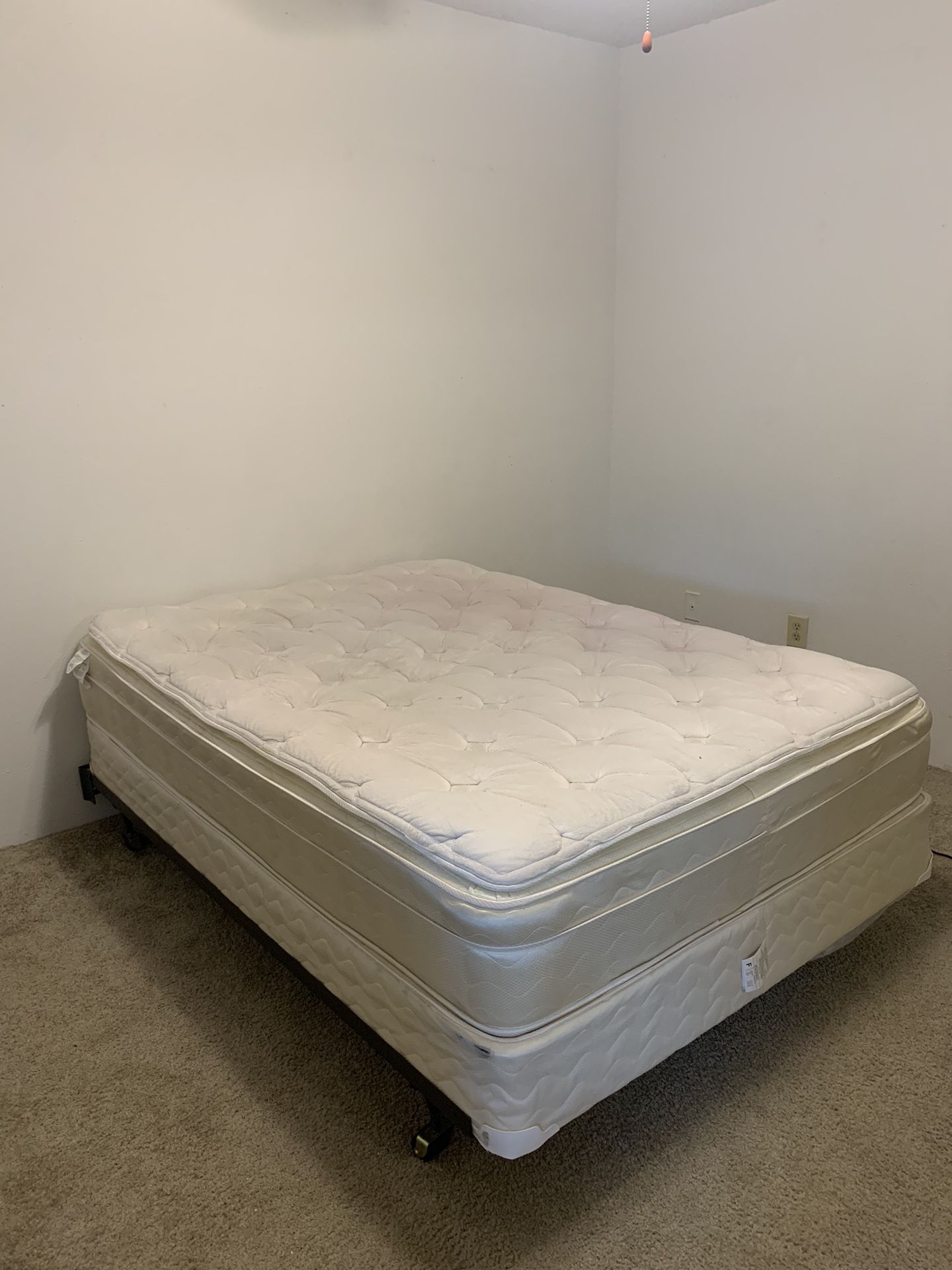 Full Size Mattress, Box Spring, And Bed Frame. for Sale in San Antonio ...