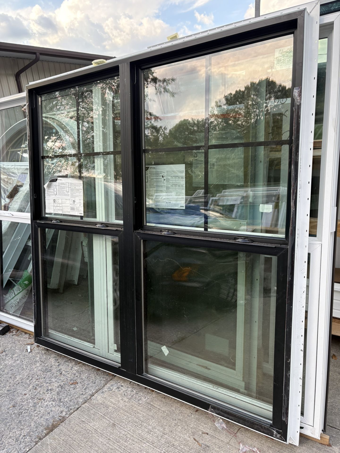 72 X 72 Windows In Black for Sale in Austell, GA - OfferUp