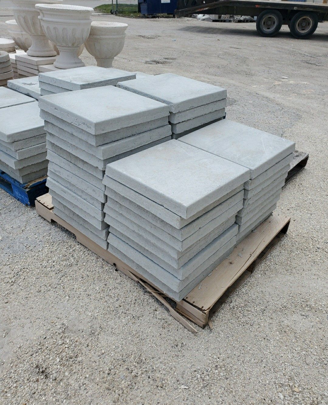 Concrete 18" Patio Pavers / Concrete Stepping Stones for Sale in Miami ...