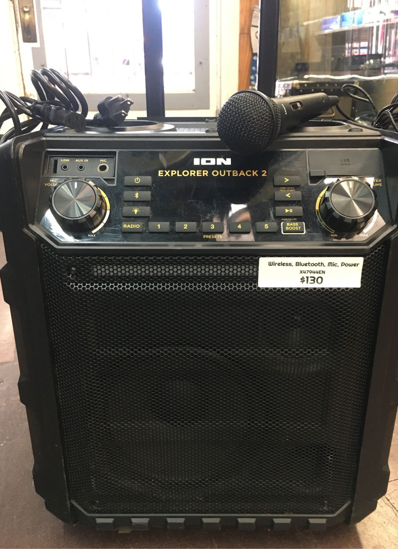 ION Explorer Outback 2 Portable Bluetooth Speaker Amplifier for Sale in ...